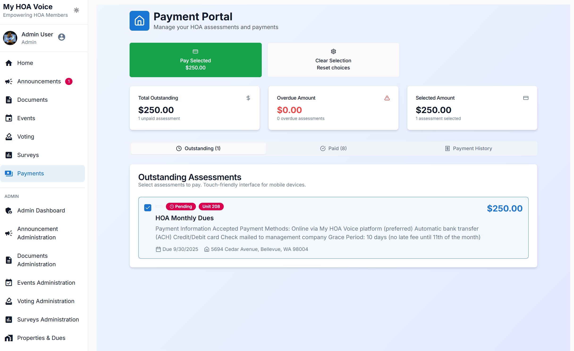 My HOA Voice | HOA Management Platform | $10/Member/Year
